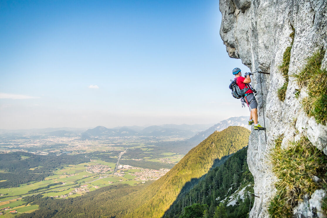 Der Pidinger Klettersteig auf den Hochstaufen